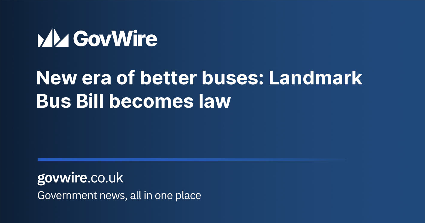 New era of better buses: Landmark Bus Bill becomes law | GovWire ...