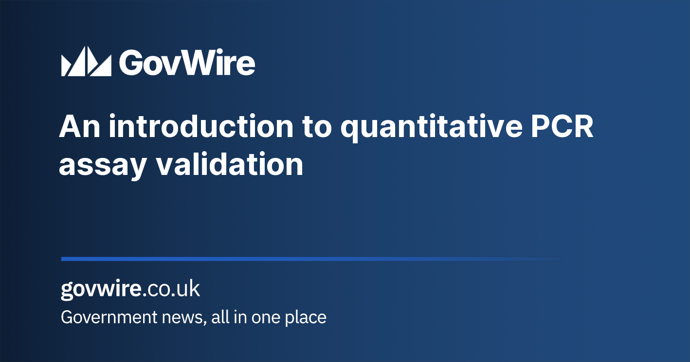 An introduction to quantitative PCR assay validation | GovWire ...