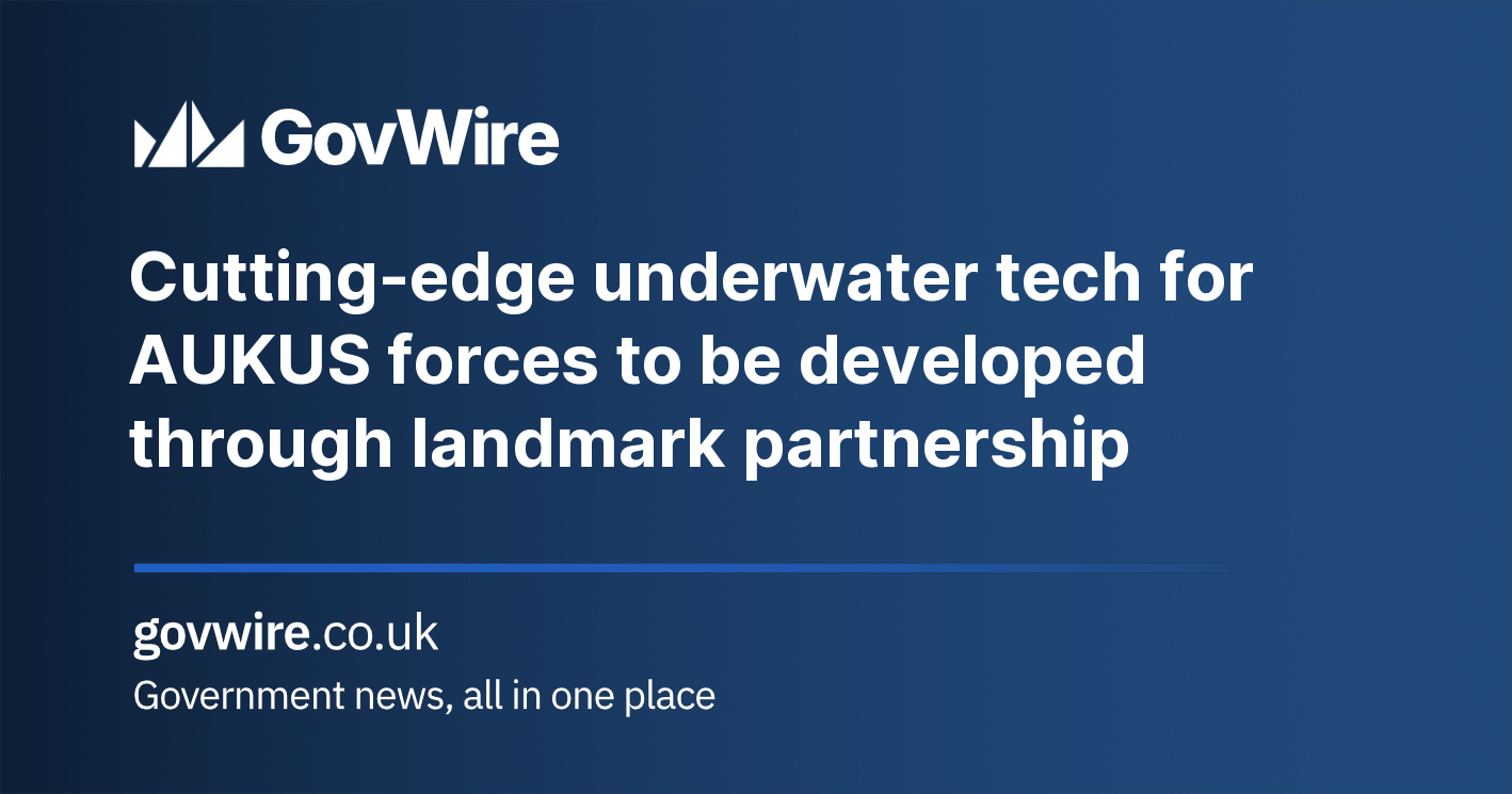 Cutting-edge underwater tech for AUKUS forces to be developed through ...