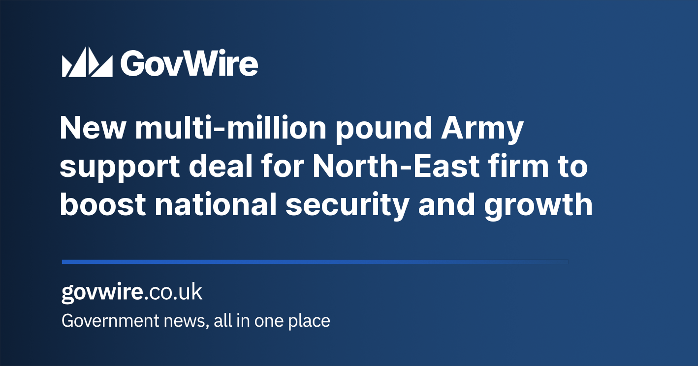 New multi-million pound Army support deal for North-East firm to boost ...