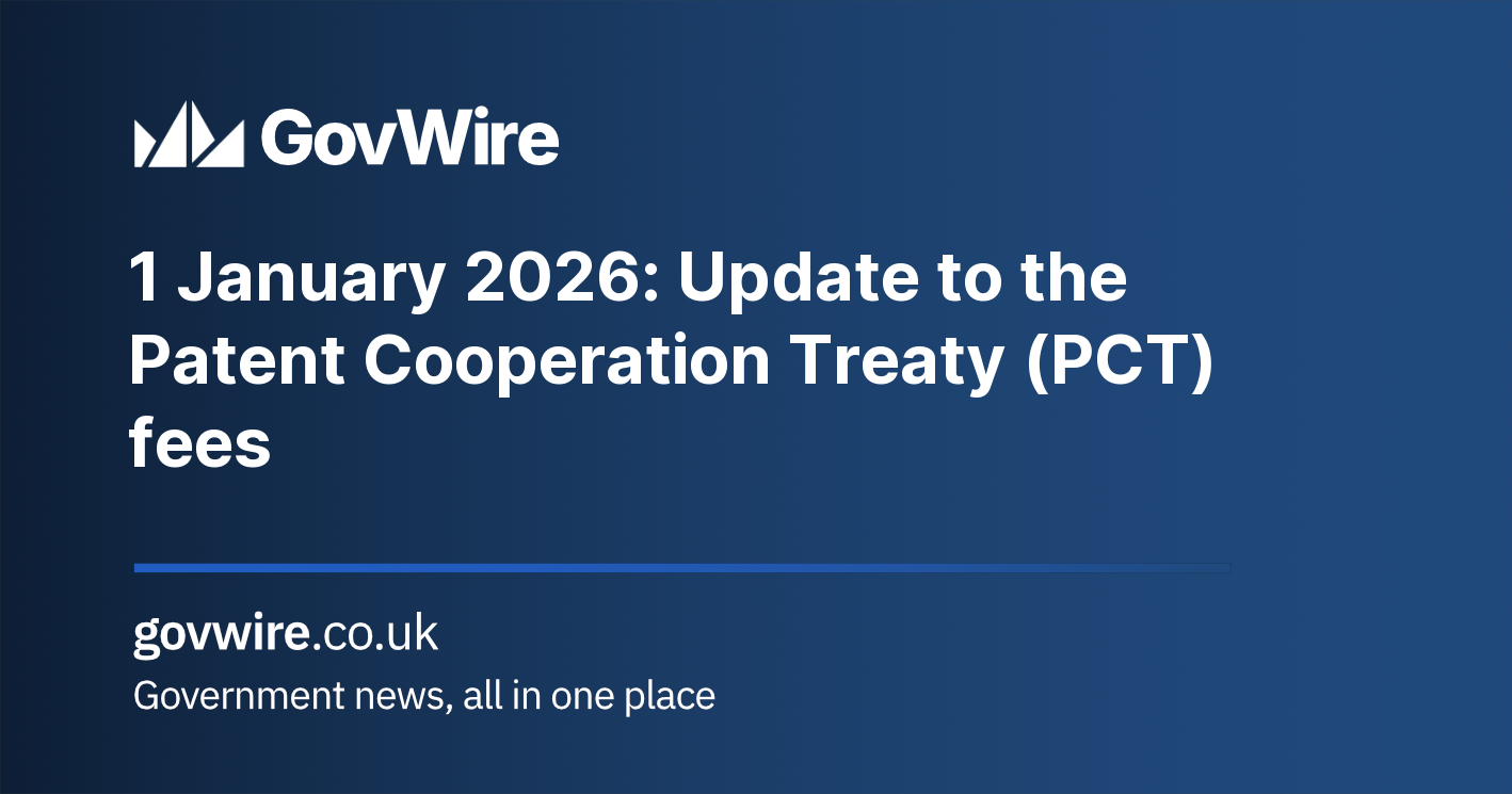 1 January 2026: Update to the Patent Cooperation Treaty (PCT) fees ...